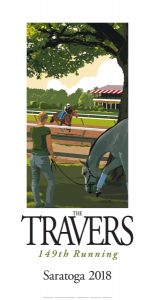 2018 Travers Poster - Impressions of Saratoga