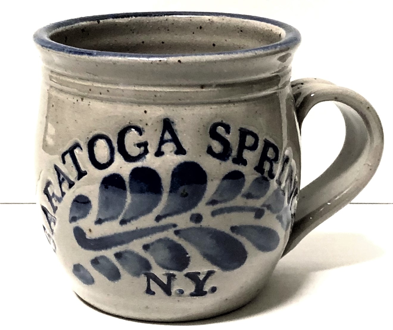Saratoga Springs Barrel Mug 16 oz. | Hand-crafted Stoneware