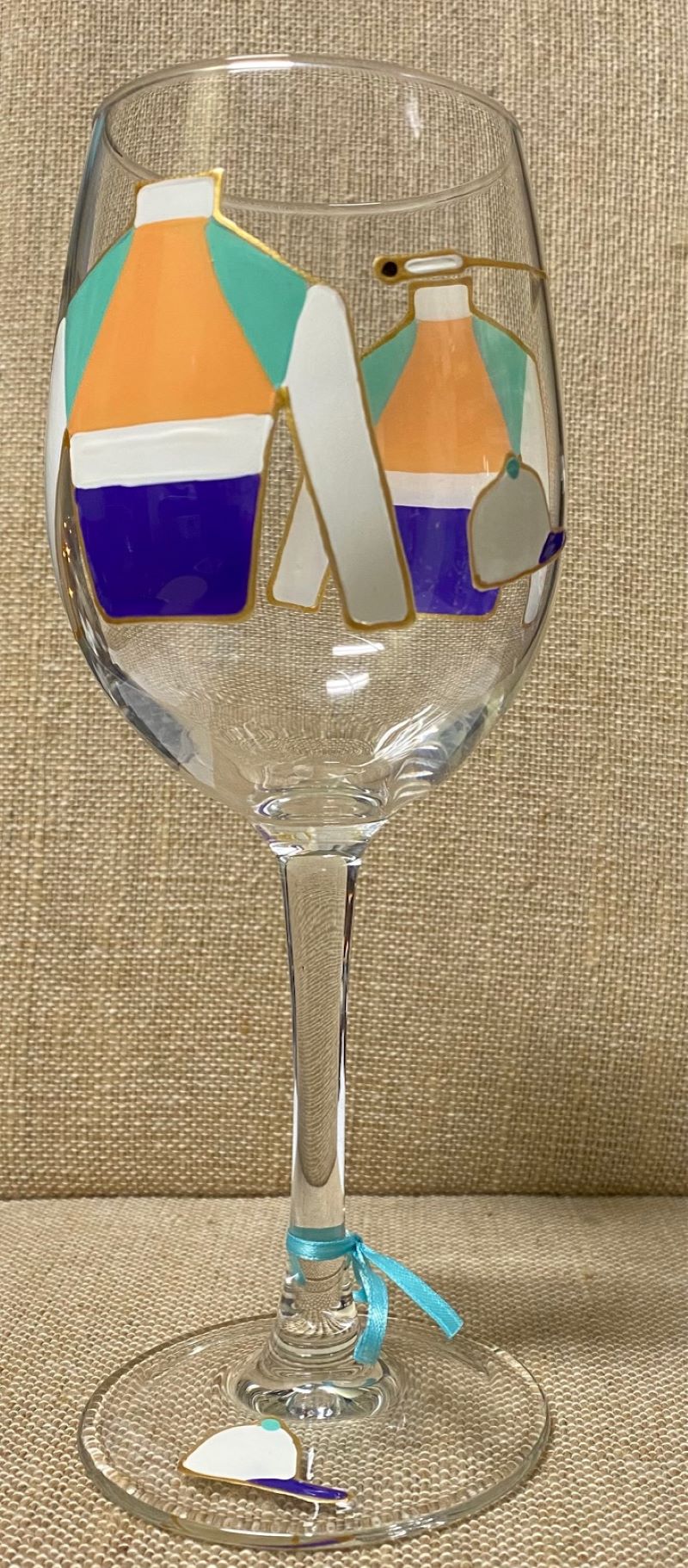 Hand Painted Glassware - Impressions of Saratoga