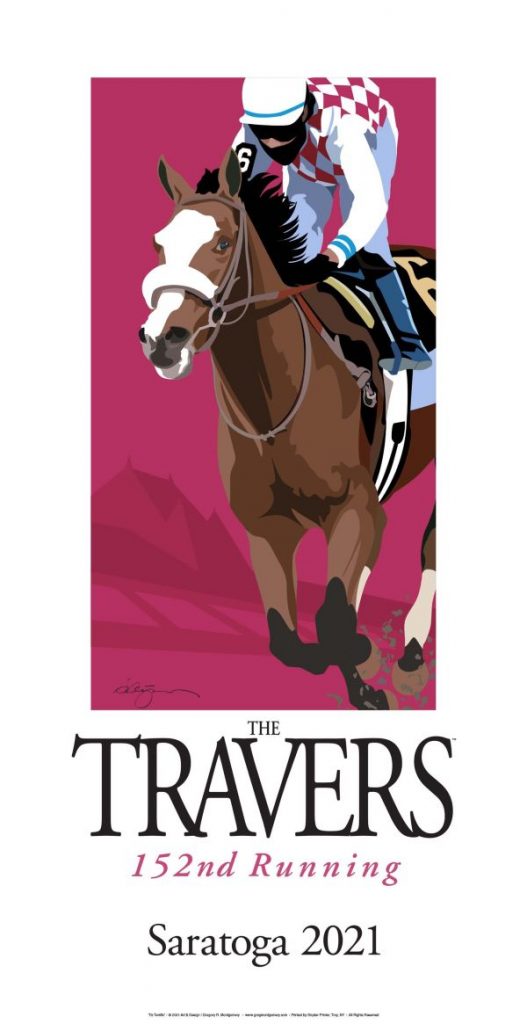 Limited Edition Saratoga Race Course Travers Poster 2020