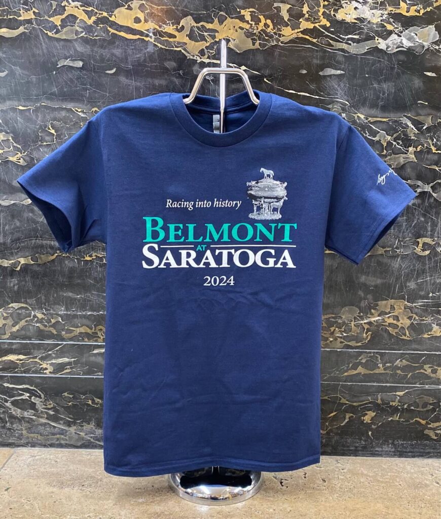 Greg Montgomery Belmont Stakes 2024 Tee - Impressions of Saratoga