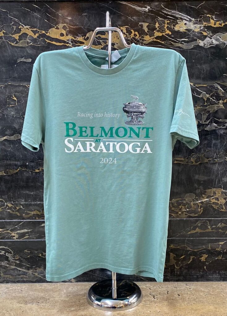 Greg Montgomery Garment Washed Belmont Stakes 2024 Tee - Impressions of Saratoga